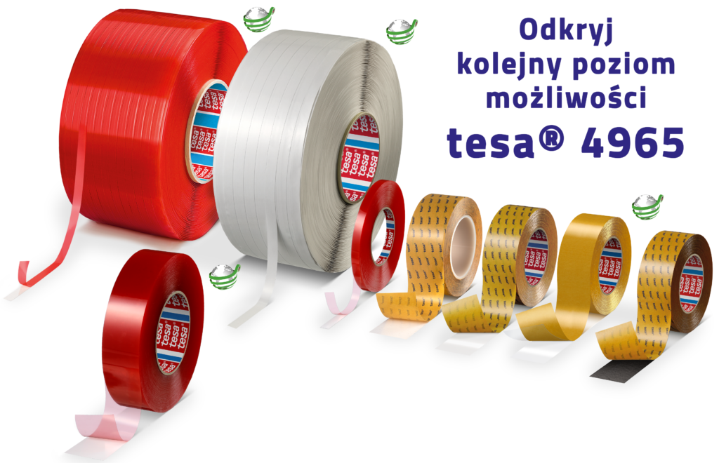Odkryj Moc Taśmy tesa® 4965! Ta sama taśma. Ta sama niezawodna ...